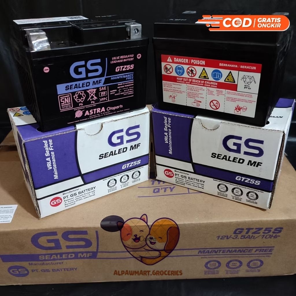 Jual GS Astra Aki Motor Terlengkap & Harga Terbaru Juni 2026 | Shopee ...