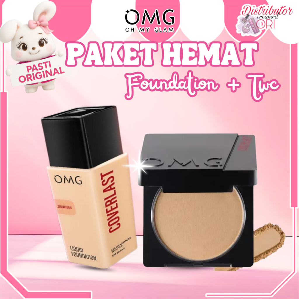 Jual PAKET BUNDLE OMG COVERLAST TWO WAY + FOUNDATION | BPOM| | Shopee ...