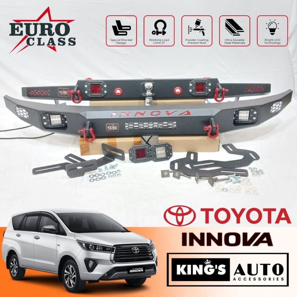 Jual Paket Lengkap Tanduk Depan Towing Belakang Model Offroad Toyota ...