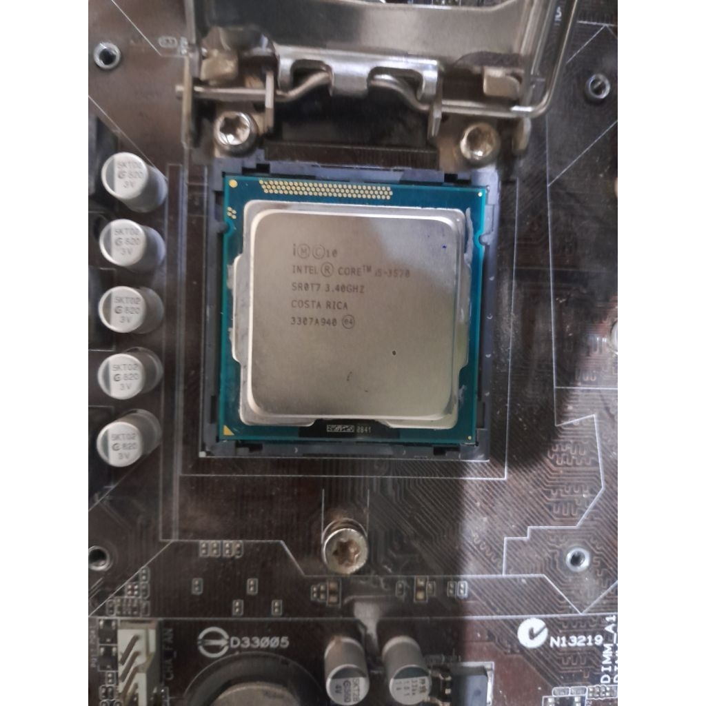 Jual motherboard mobo Asus H61M-C + Proc i5 3570 + fan | Shopee Indonesia