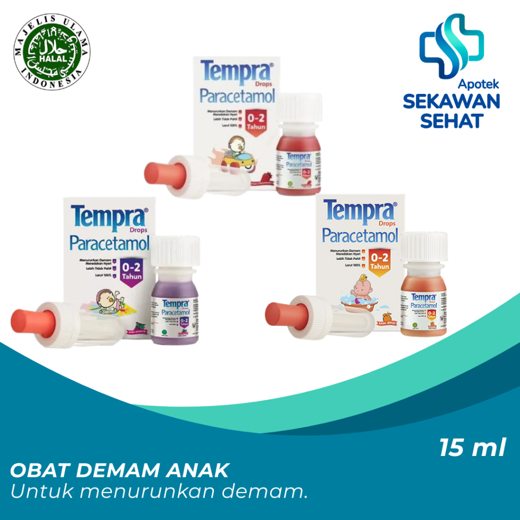 Jual Tempra Drops Anggur, Strawberry & Jeruk untuk Penurun Demam Usia 0 ...