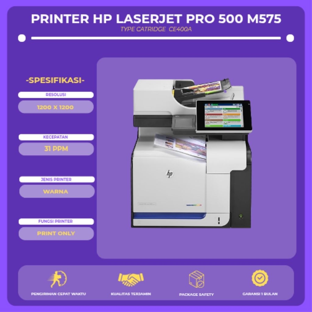 Jual HP LaserJet 500 Color MFP M575 – Cetak Profesional Warna ...