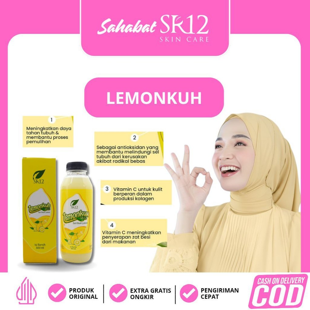 Jual Lemonku SR12 Sari Buah Lemon Asli Minuman Herbal Daya Tahan Tubuh ...