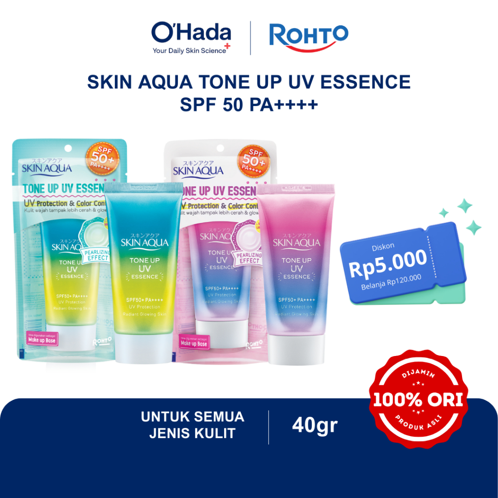 Jual SKIN AQUA TONE UP ESSENCE SPF 50+ PA++++ | Shopee Indonesia