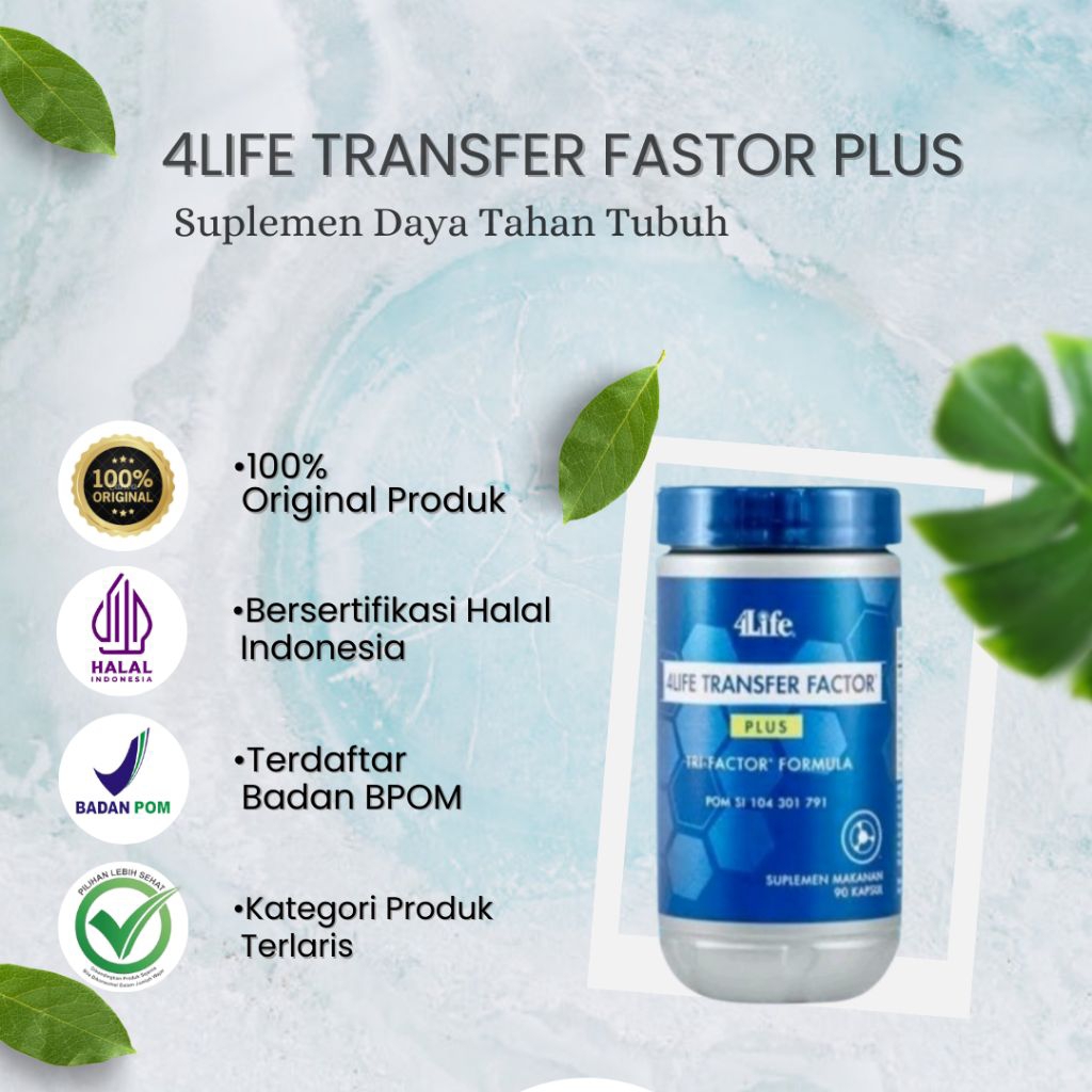 Jual 4LIFE TRANSFER FACTOR PLUS 90 KAPSUL ASLI 100% ORIGINAL SUPLEMEN ...