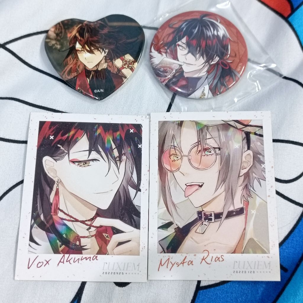 Jual Vtuber Nijisanji Luxiem Vox official merch badge | Shopee Indonesia