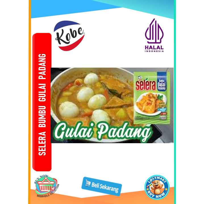 Jual KOBE Selera Bumbu Gulai Padang (2pcs x 70gr) | Shopee Indonesia