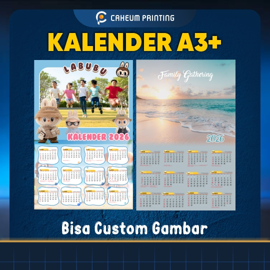 Jual KALENDER FOTO KARAKTER / KALENDER CUSTOM / KALENDER DINDING ...