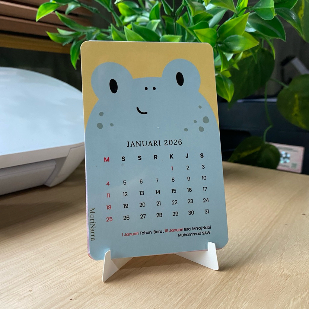 Jual Premium Kalender Meja 2026 Karakter Hewan Lucu | Animal Desk ...