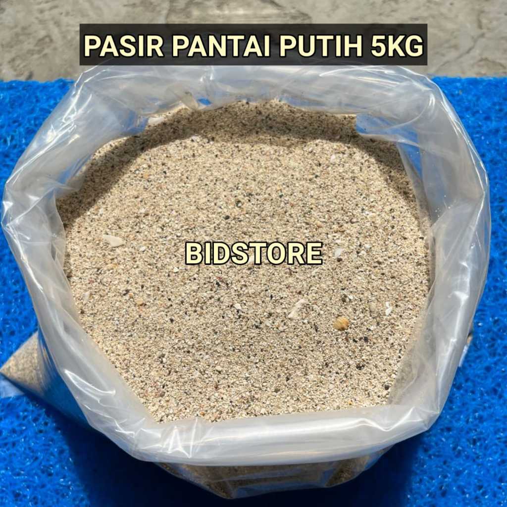 Jual Pasir Pantai putih 5kg Pasir aquarium pasir aquascape pasir ...