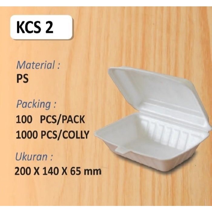 Jual 100 Pcs Foam Makanan KCS2 - Styrofoam Bubur Ringan, HB, MANGKOK ...