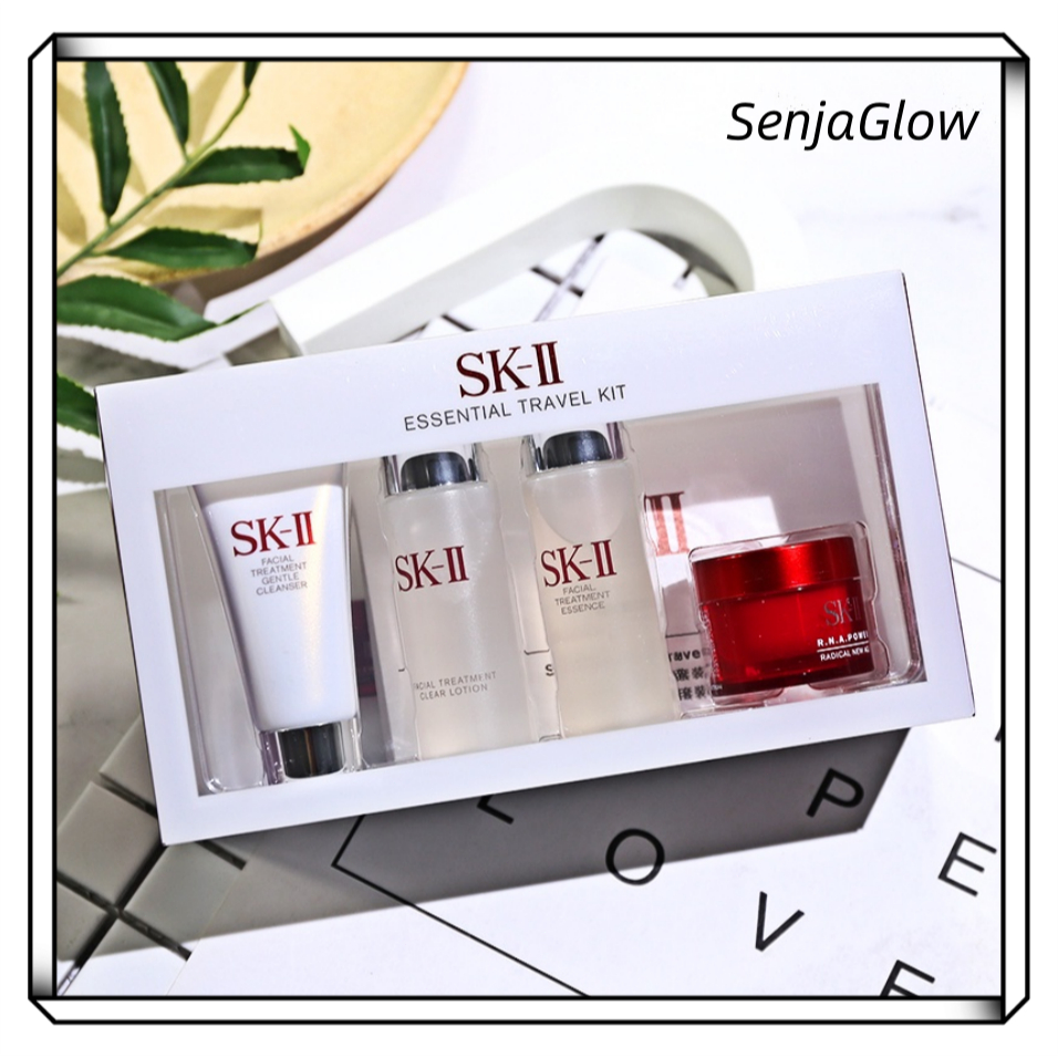Jual 100% Original SK ll Set 4Pcs/SK-II travel kit/sk ii Packet /SKII ...