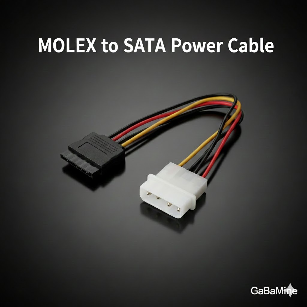 Jual KABEL Converter Molex to SATA Single / Adaptor Power Hardisk SSD ...