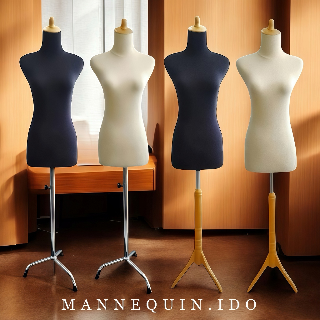 Jual Patung Manekin Wanita Lapis Kain Kaki Besi / Kaki Kayu - Patung ...