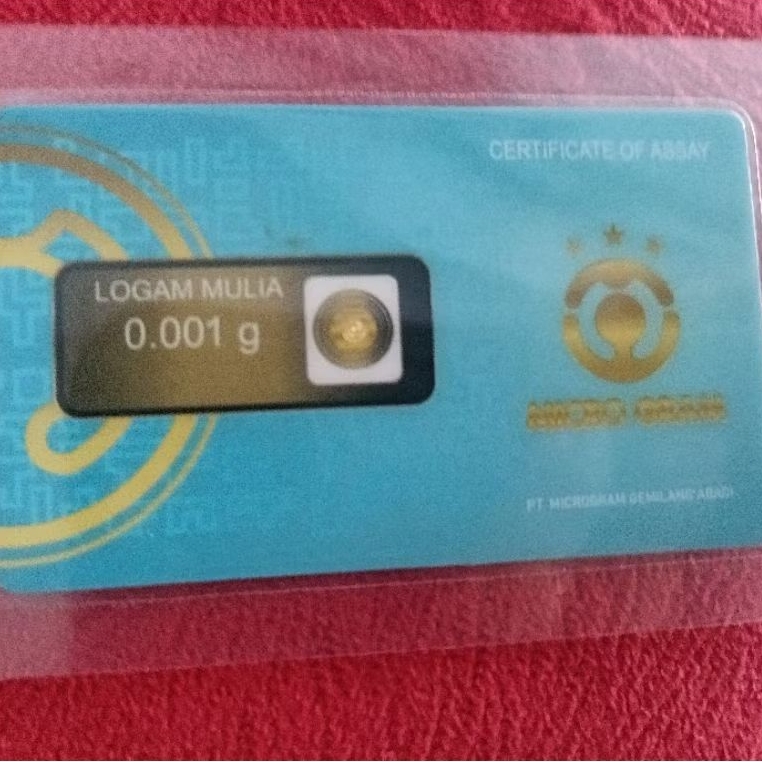 Jual Emas mini logam mulia cocok untuk memulai menabung... Dg koleksi ...
