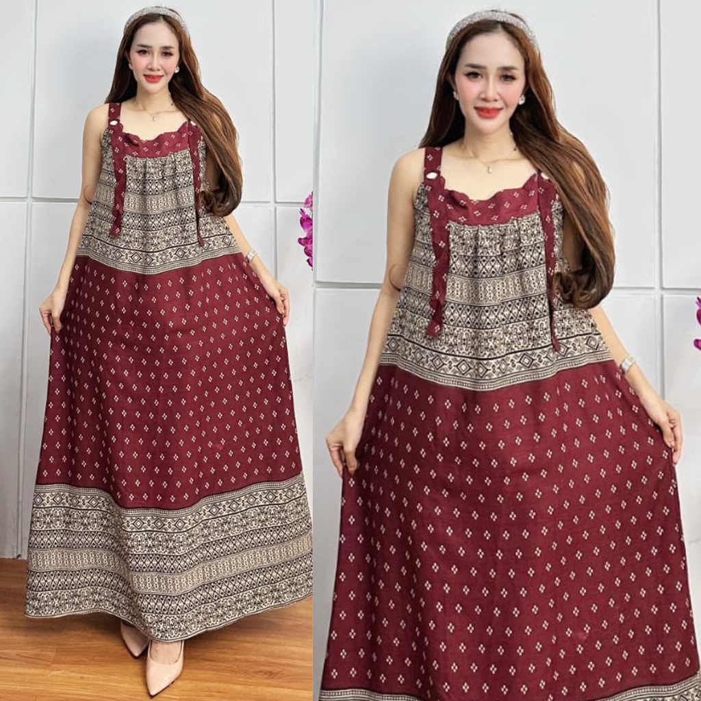Jual YUKENSI TEMI DASTER KUTUNG DRESS KETEKAN TANPA LENGAN MODEL ...