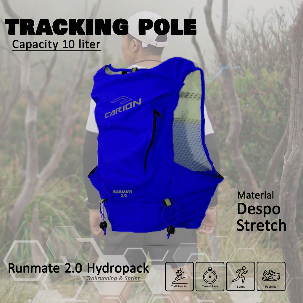 Jual Runmate Trail Vest 10L – Tas Hydropack Lari Gunung / Trail Running ...
