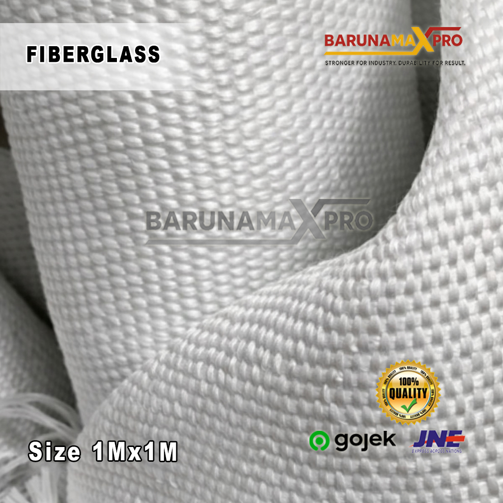 Jual Fiberglass White kain tahan panas / kain fiberglass warna putih ...