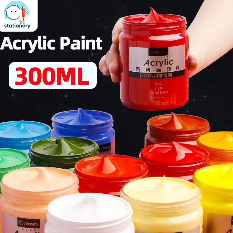 Jual Cat Akrilik BC 100/300 ml Acrylic Paint Cat Lukis Menggambar ...