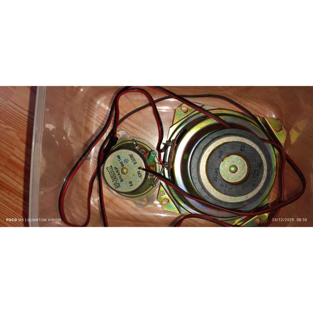 Jual Speaker Sharp 4inch dan Tweeter 2 inch ex Sharp Boombox | Shopee ...