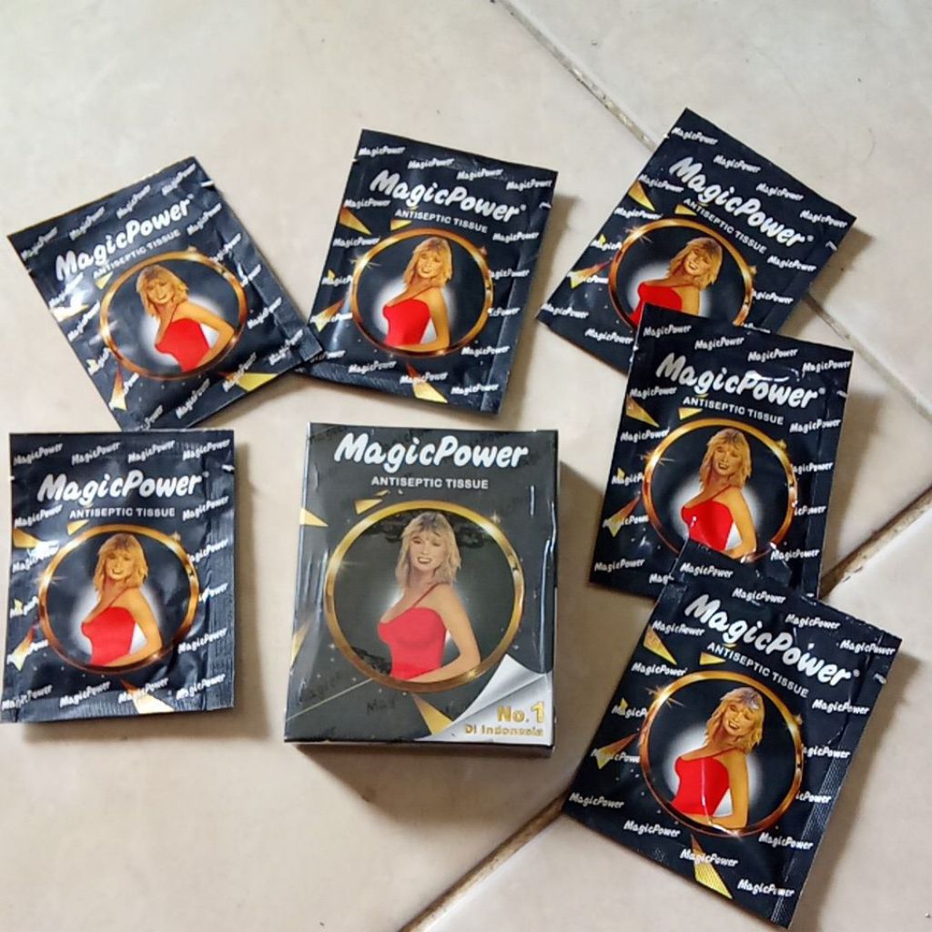 Jual tisu magic power hitam original6sct | Shopee Indonesia