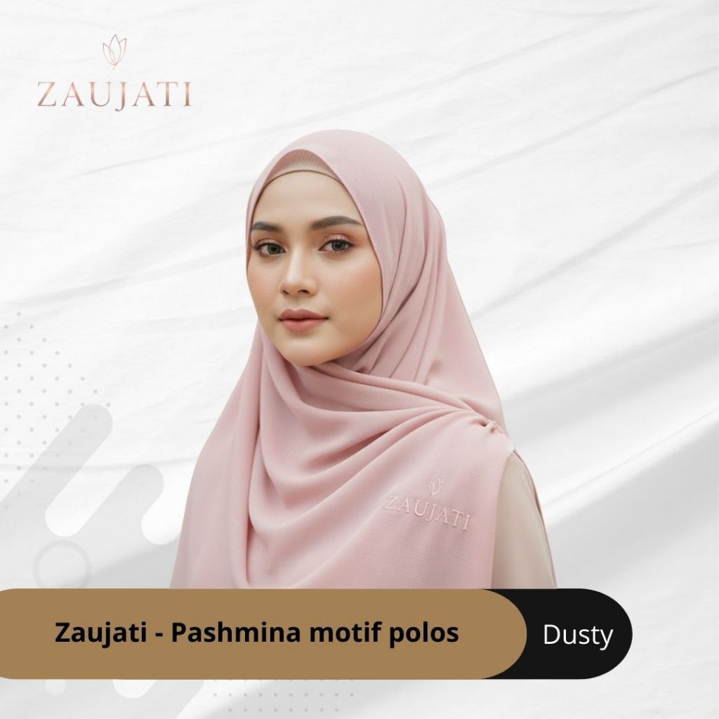 Jual Zaujati - Hijab Pashmina Arabian Premium Scarf - Dusty Pink ...