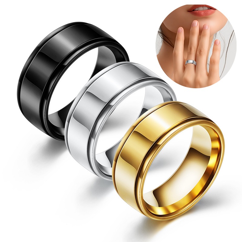 Jual [OK]BLACK RING / SILVER RING / COUPLE RING / CINCIN COUPLE ...