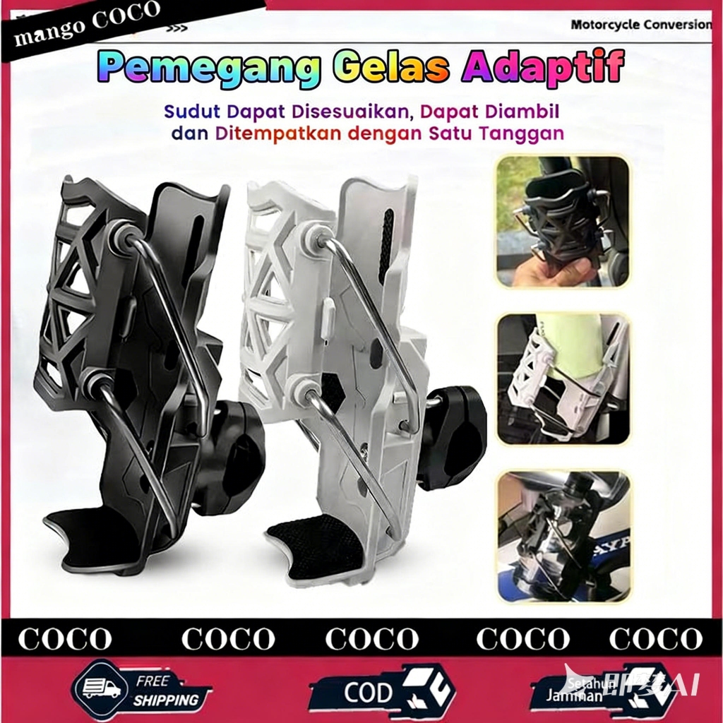 Jual Tempat botol air sepeda, bebas lubang, bebas gantung, tempat gelas ...