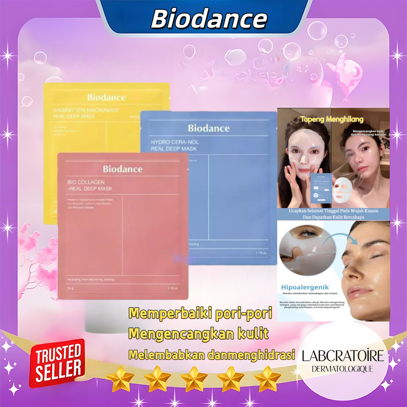 Jual BIODANCE Bio-Collagen Real Deep Mask Sheet 4pcs / 1 box | BIODANCE ...