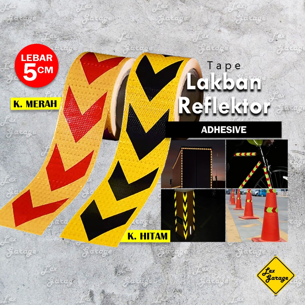 Jual Stiker Reflektif Sticker Reflective Reflektor Mobil Box Truk Motor ...