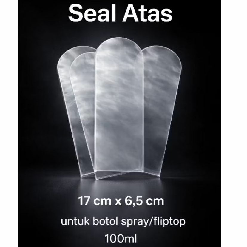 Jual Plastik segel botol/shrink seal atas untuk botol spray 100ml ...