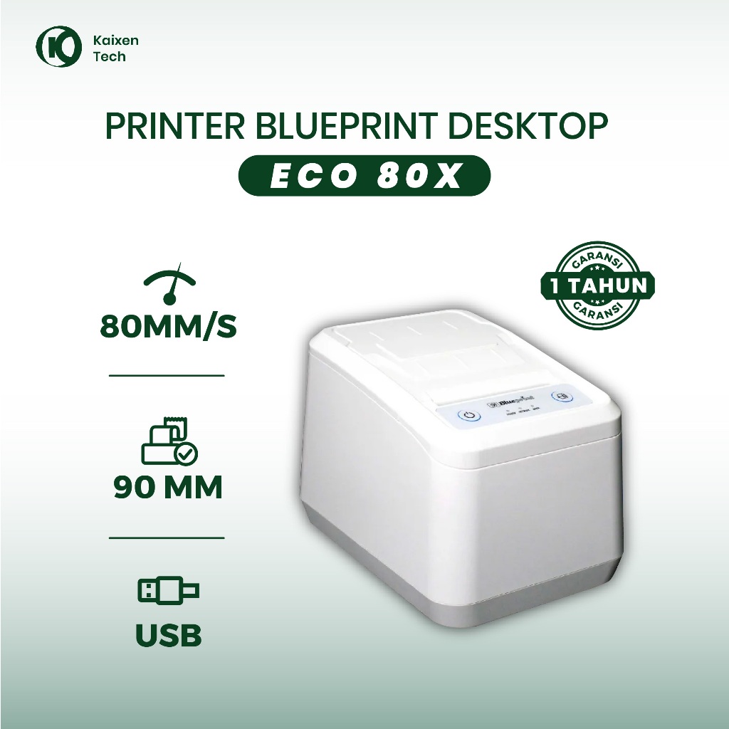Jual Printer Blueprint Desktop Eco 80X USB – Kecepatan 80 mm/s ...