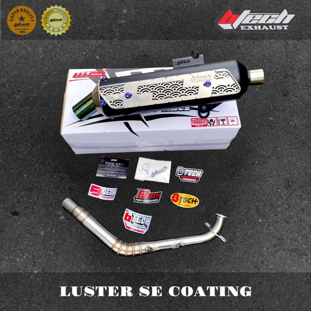 Jual Knalpot Standar Racing Luster SE Btech Exhaust Coating Powder ...