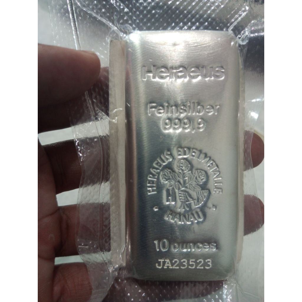 Jual Perak Batangan Heraeus 10 oz (311.gram) | Shopee Indonesia