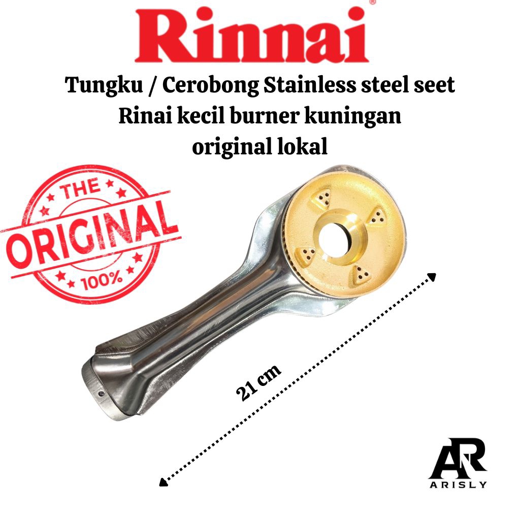 Jual Tungku / Cerobong stainless steel dan Burner kuningan Kompor gas ...