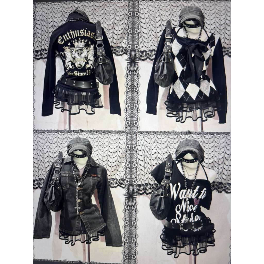 Jual !! UNDER 70k!! — [batch 62] y2k | grunge | acubi | goth | dark ...