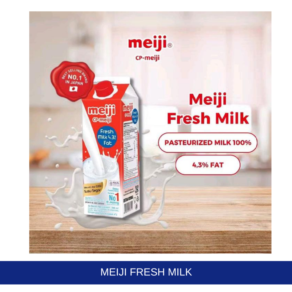Jual Meiji Deluxe Milk Plain 946 ml - Meiji Pasteurized Fresh Milk ...