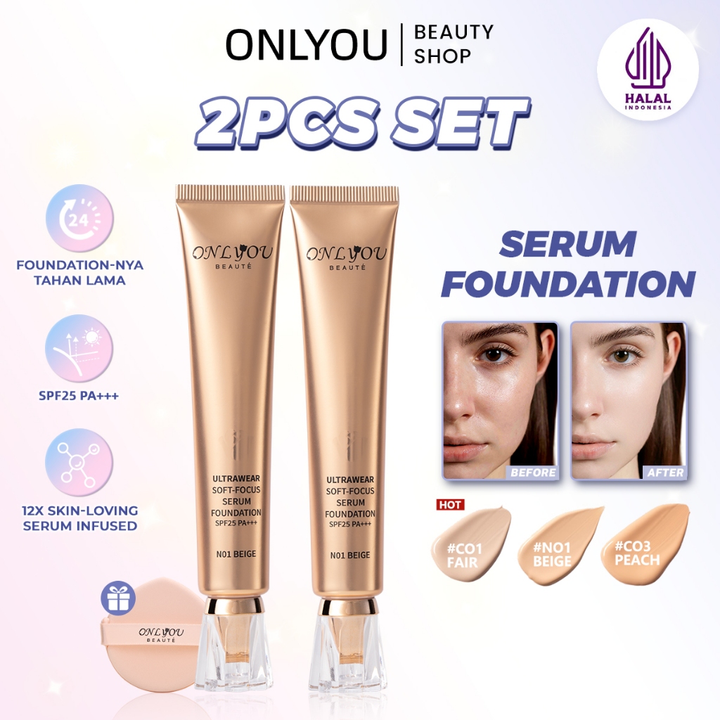 Jual ONLYOU Serum Foundation Oil Control Concealer Menyembunyikan Pori ...