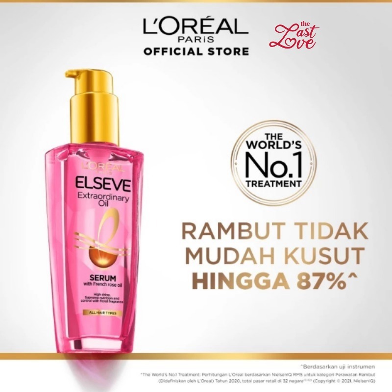 Jual Last Love - L'Oreal Paris Elseve Extraordinary Oil Pink Hair Serum ...