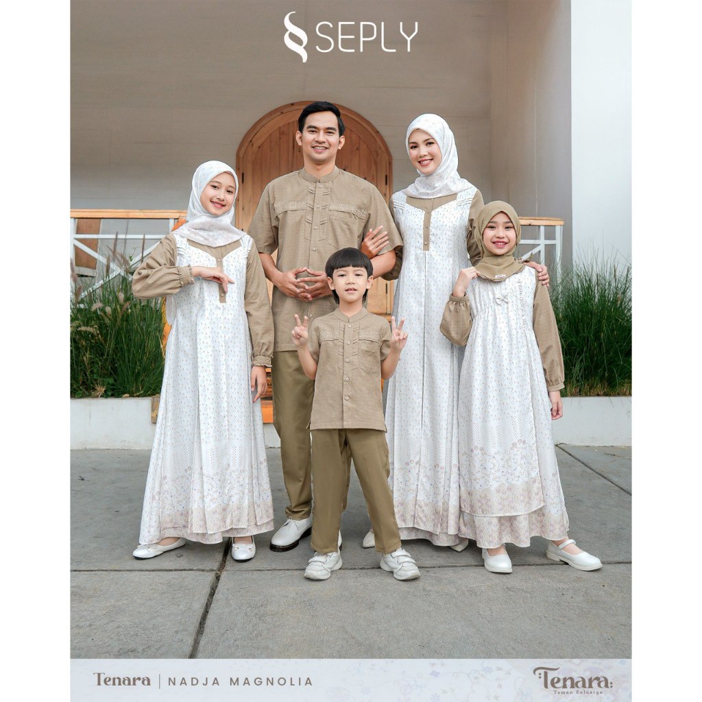Jual Seply Tenara Nadja Magnolia Sarimbit Keluarga 2026 - READY ...