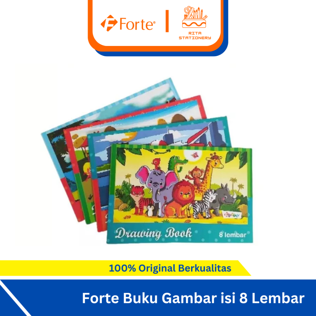 Jual Forte Buku Gambar Ukuran A4 isi 8 Lembar | Shopee Indonesia