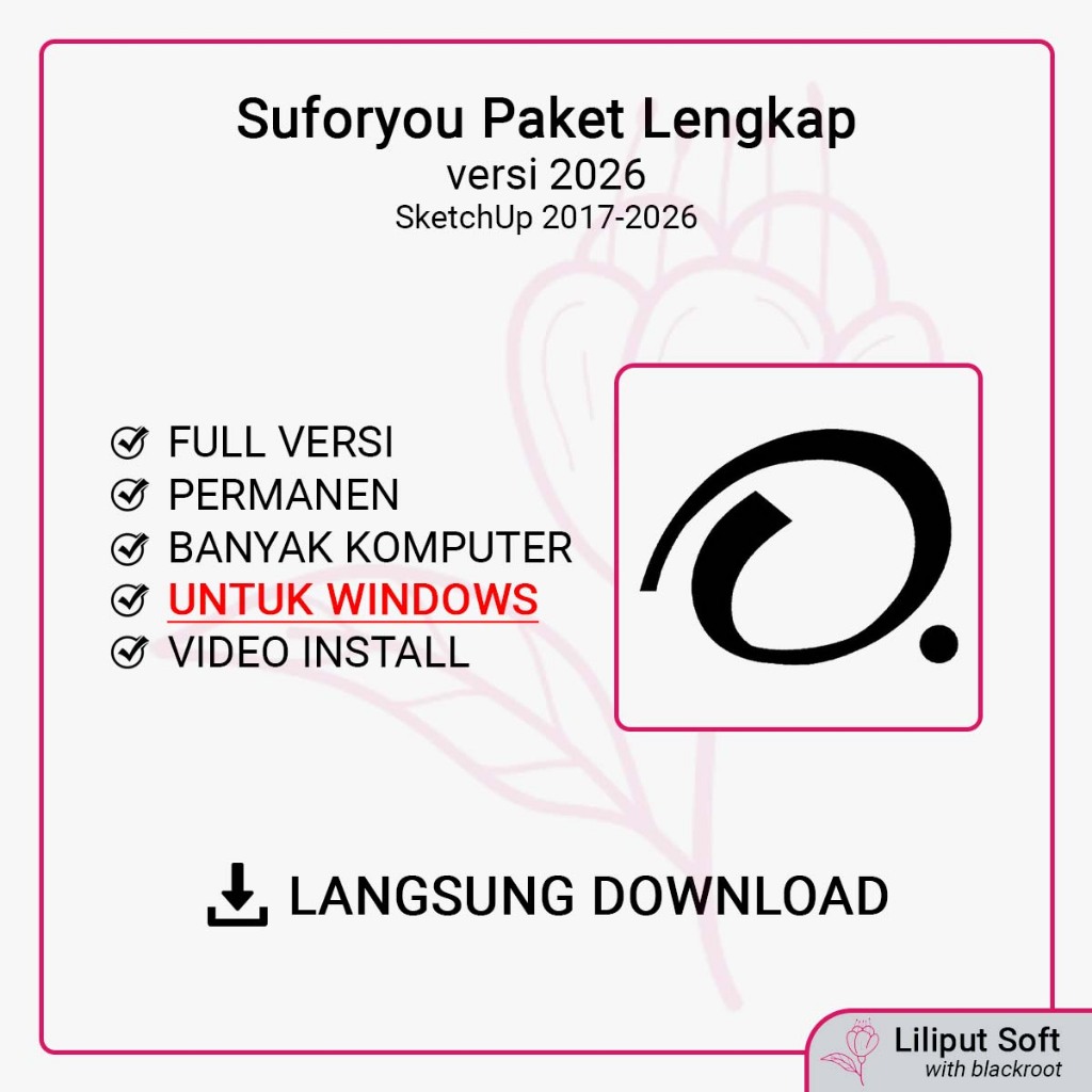 Jual S4U atau Suforyou Paket Lengkap Plugin SketchUp Full Versi ...