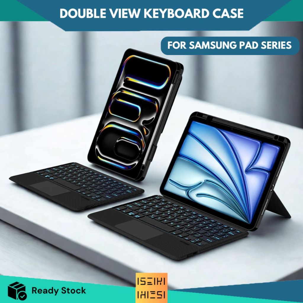 Jual Magic Keyboard Samsung S10 S7 S8 S9 Plus/A8/A9Plus/S6 Lite/S9FE ...