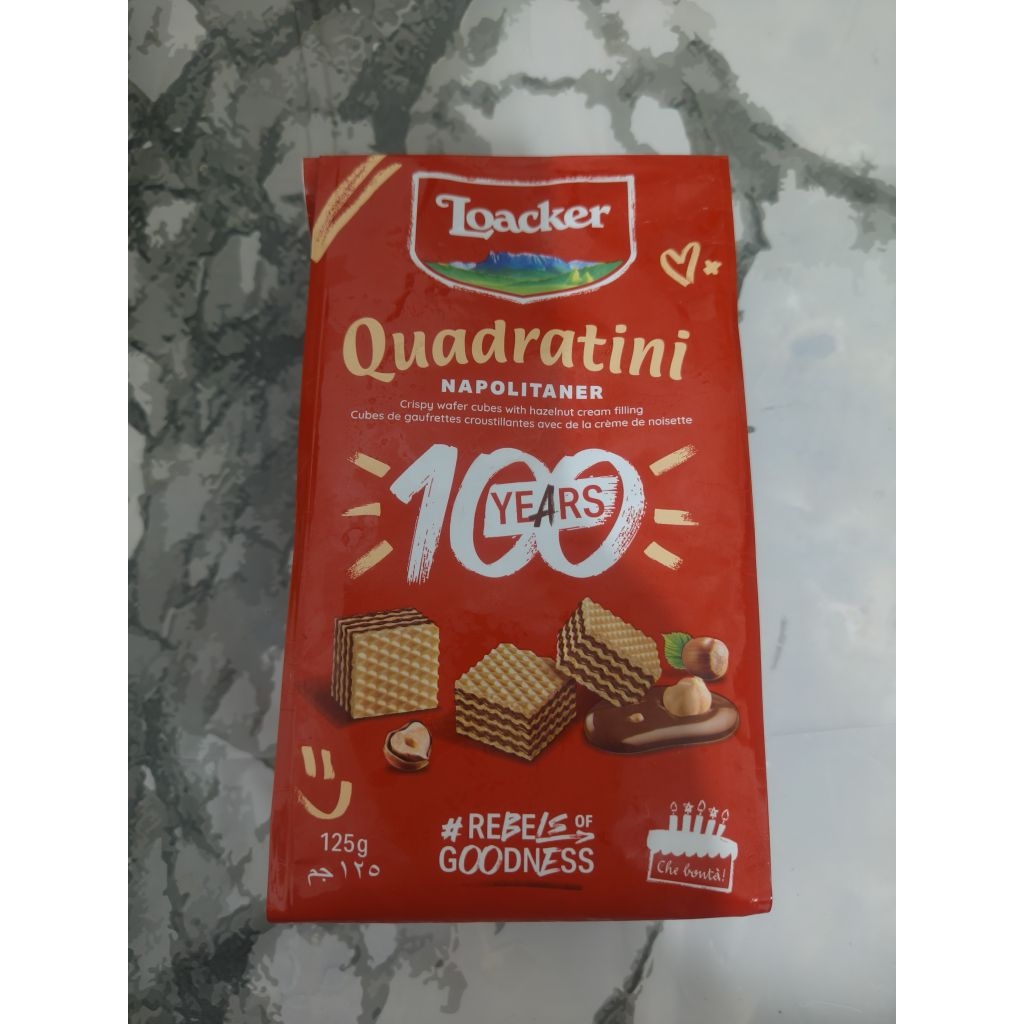 Jual Loacker Wafer Quadratini 125 gr | Shopee Indonesia