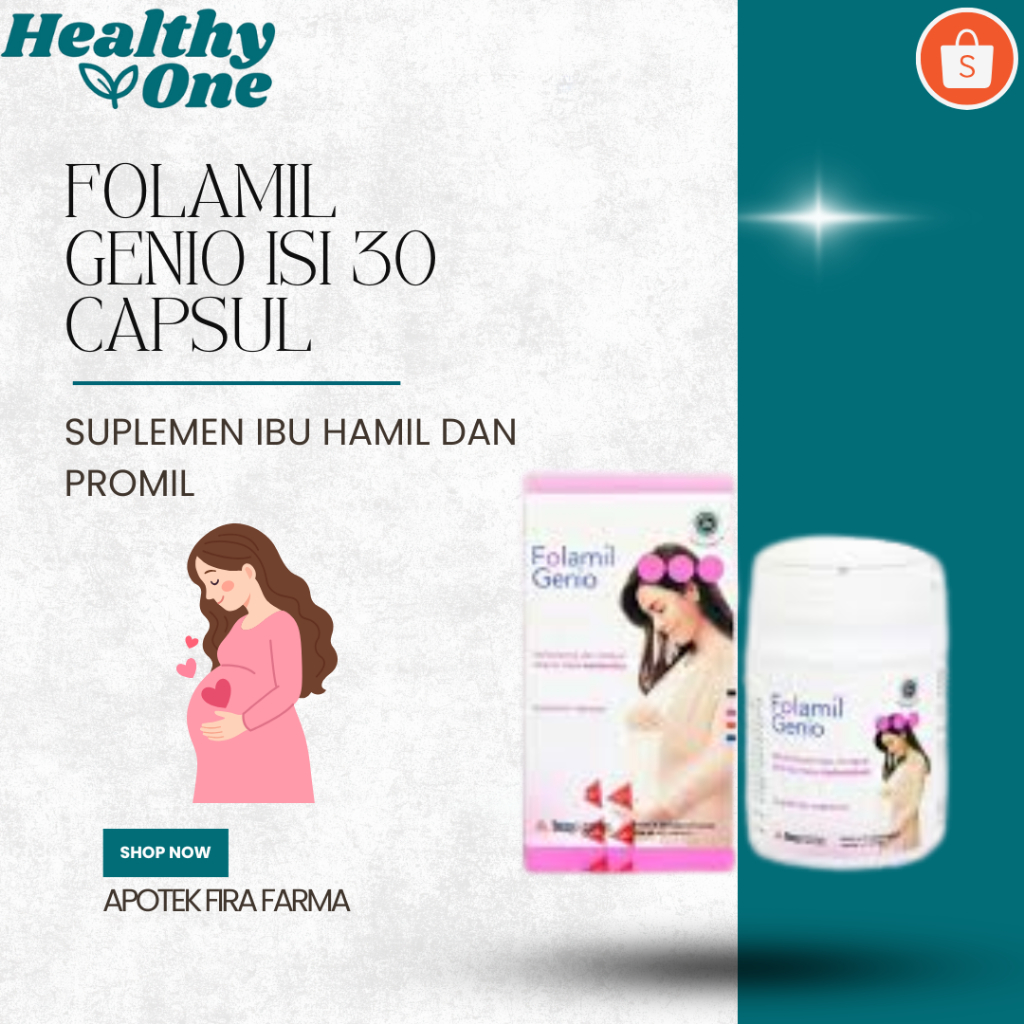 Jual FOLAMIL GENIO ISI 30 CAPSUL | Shopee Indonesia