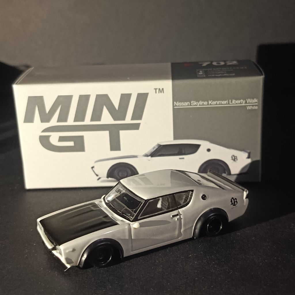 Jual MINI GT NISSAN SKYLINE KENMERI LIBERTY WALK WHITE | Shopee Indonesia