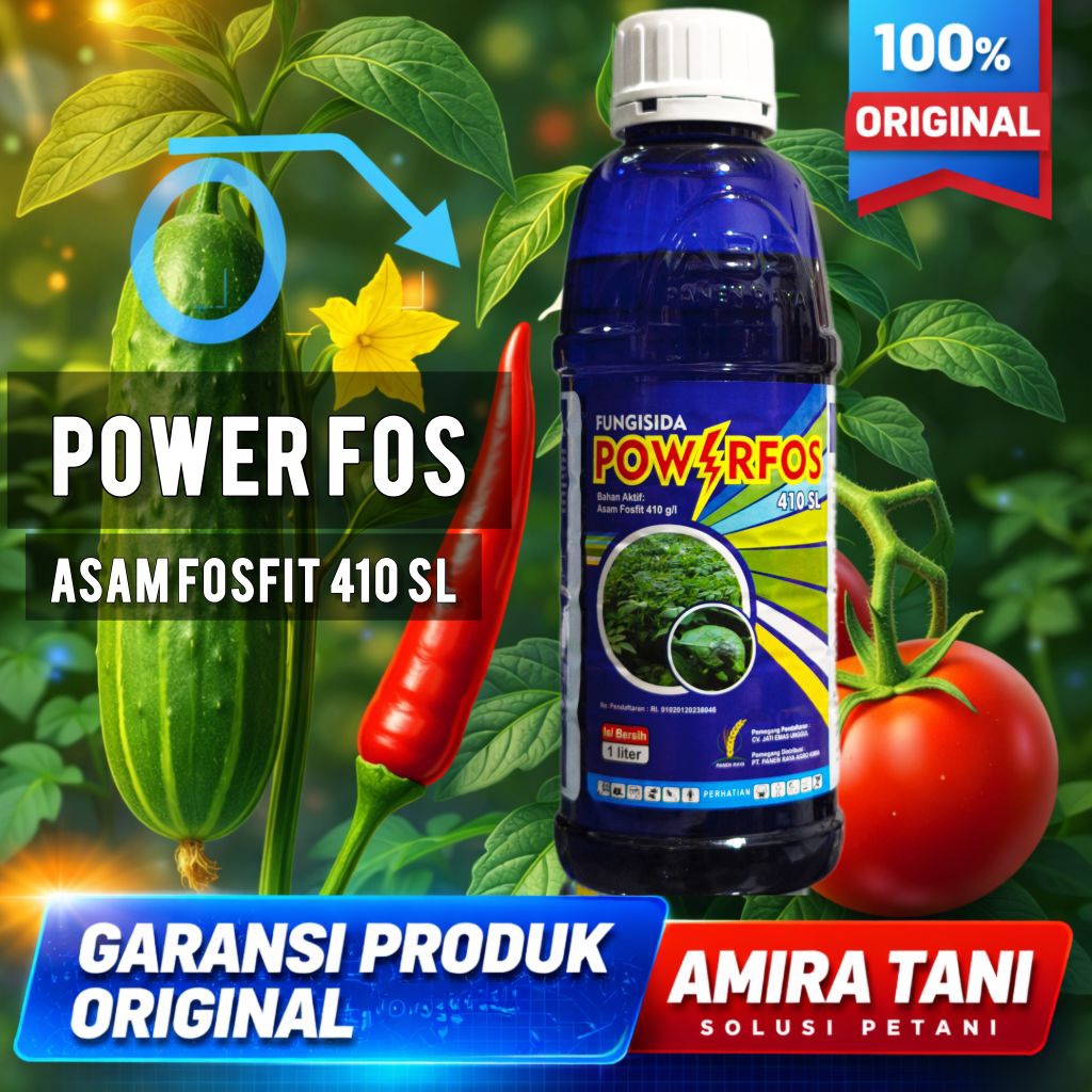 Jual Fungisida sistemik powerfos 1liter asam fosfit | Shopee Indonesia