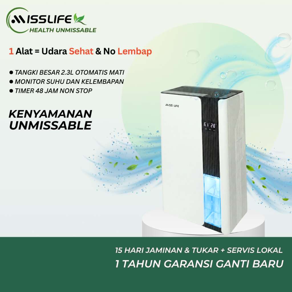 Jual Miss life Dehumidifier Pengering Udara Penghilang Lembap Dan Jamur ...