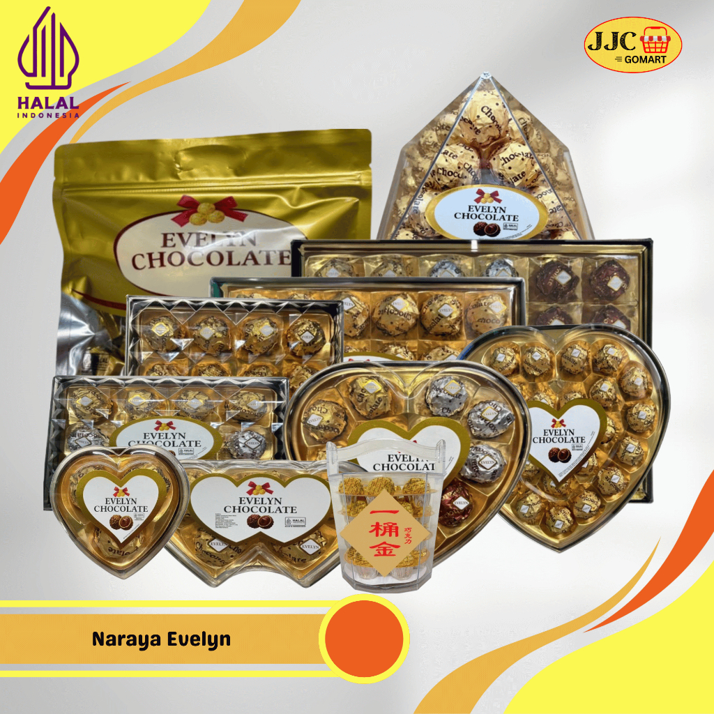 Jual Naraya Evelyn Chocolate Ball Hadiah Coklat Premium Gift Pack Kado ...