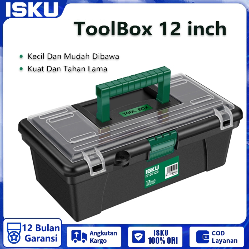 Jual ISKU Tool Box Mini 12 Inch Kotak Perkakas Kecil/Kotak Alat ...